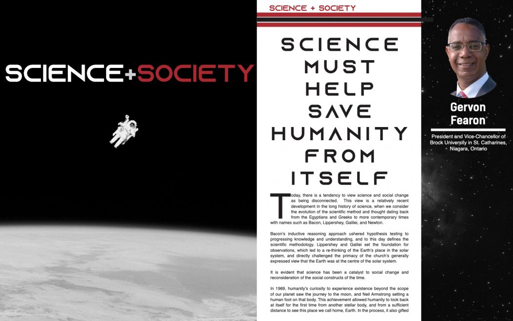 FEARON: Science must help save humanity from itself – The Brock News