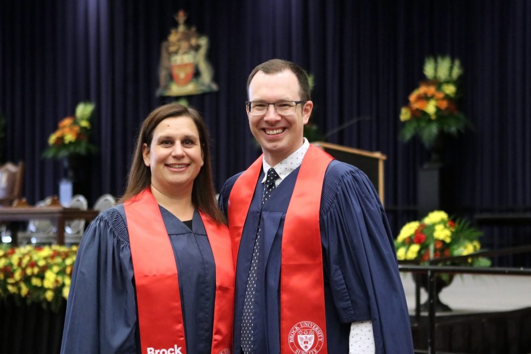 Married couple crosses Convocation stage at Brock legacy celebration ...